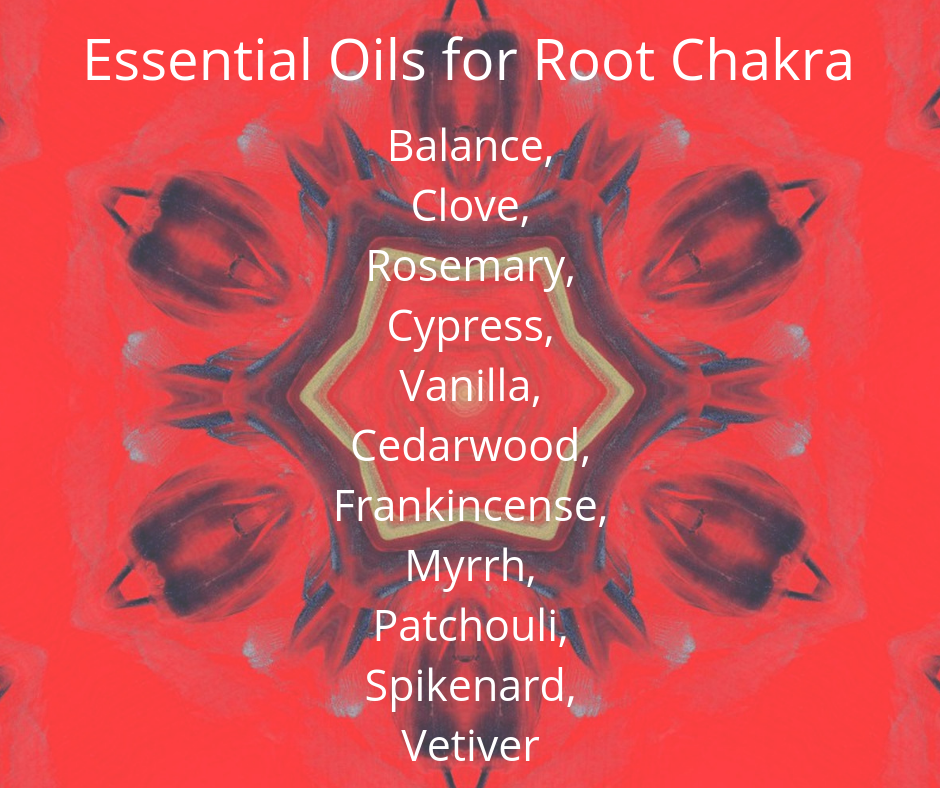 essential oils for root chakra